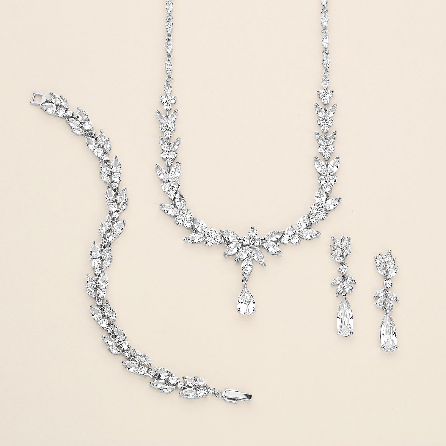 Allure Wedding Jewelry: Exquisite CZ & Pearl Bridal Jewelry Sets